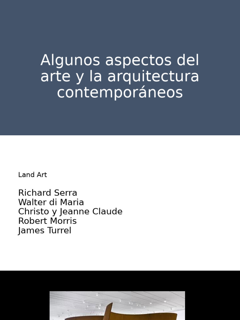 A. 7. El Paisaje en El Arte y La Arquitectura Contemporã¡neos | PDF