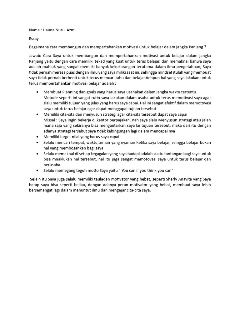 Essay Catatan Pena | PDF