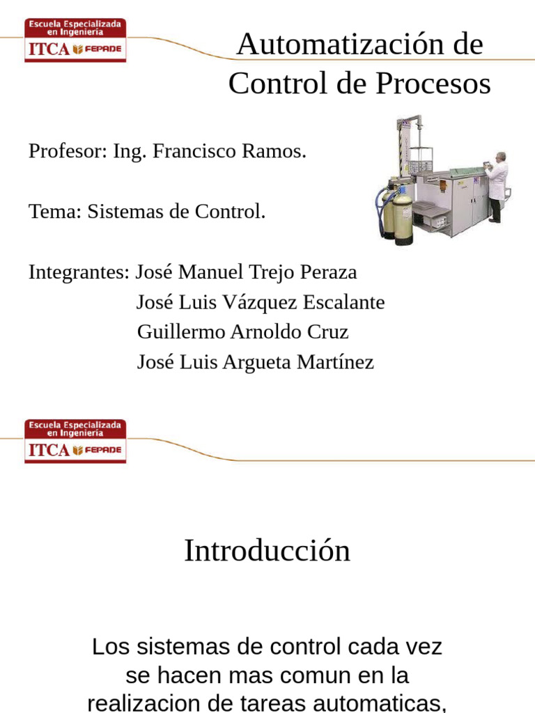 EXPO Control | PDF | Sistema de control | Realimentación