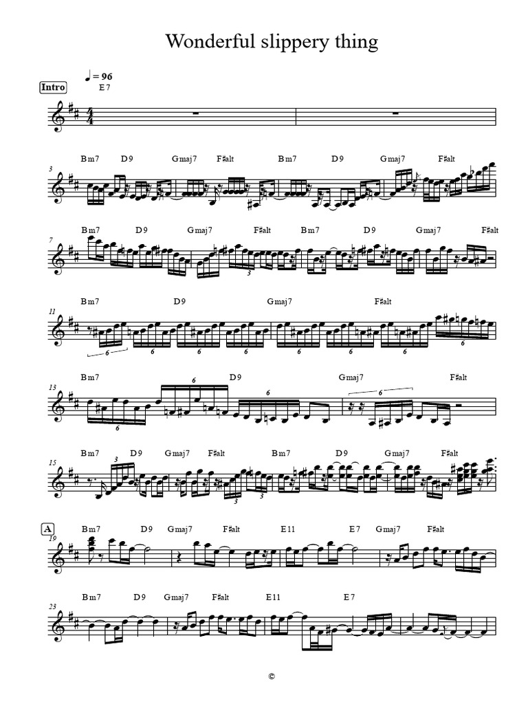 Wonderful Slippery Thing | PDF