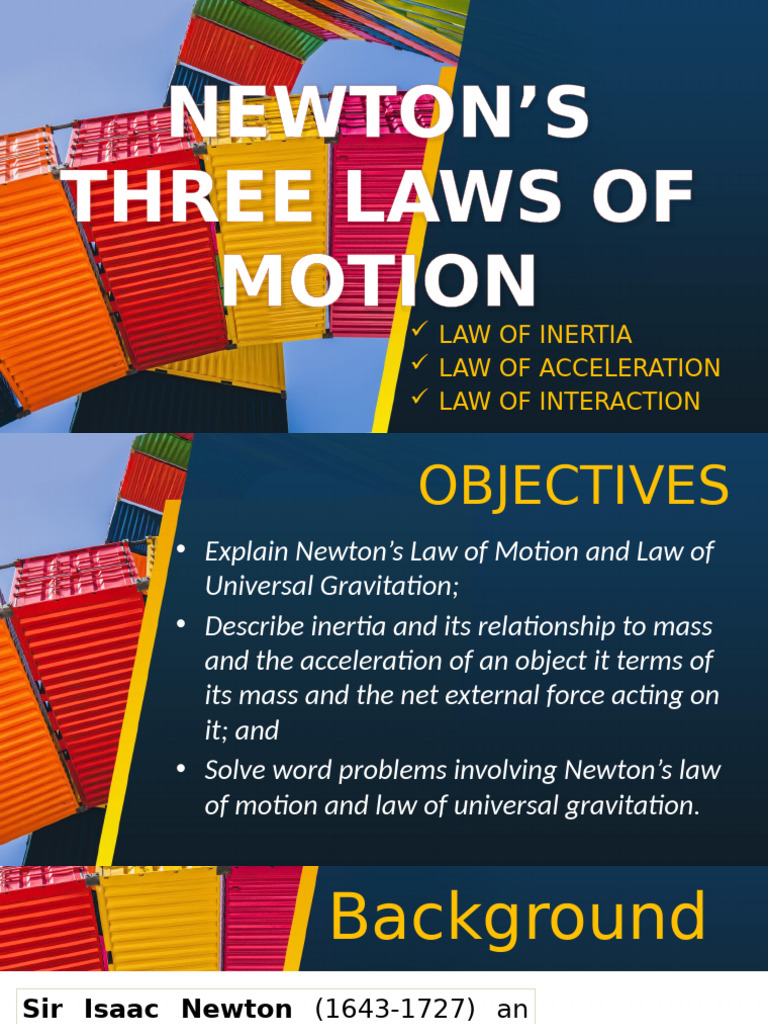 Module-2.1-NEWTONS-LAW-OF-MOTION-Copy (1) | PDF | Inertia | Force