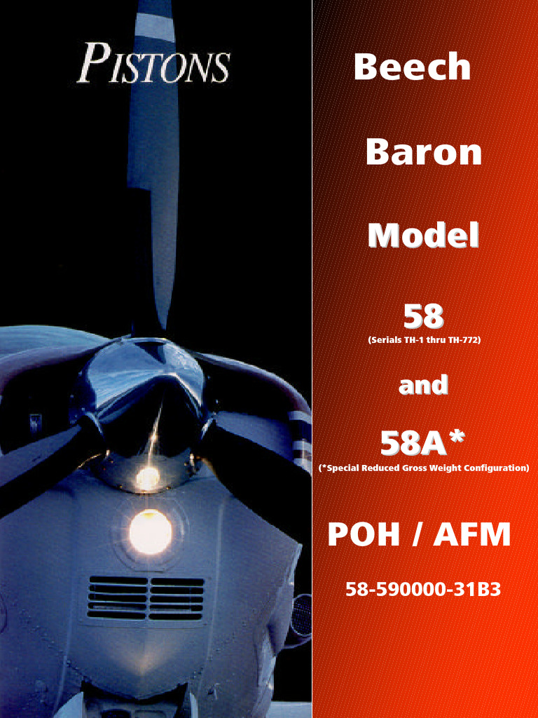 Beechcraft Baron 58 Manual PDF | PDF