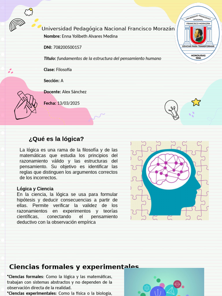 Enna Yolibeth Alvares Medina | PDF | Lógica | Lógica matemática