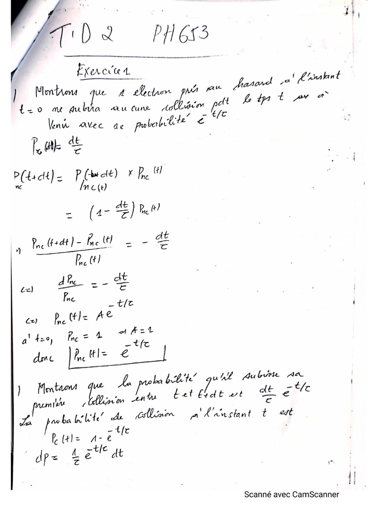 Physique l3 Correction | PDF