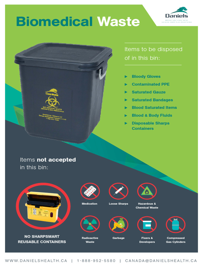 Biomedical Waste Disposal Guidelines | PDF