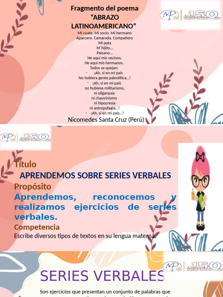 SESION_01_3ERO_U5-_SERIES_VERBALES | PDF