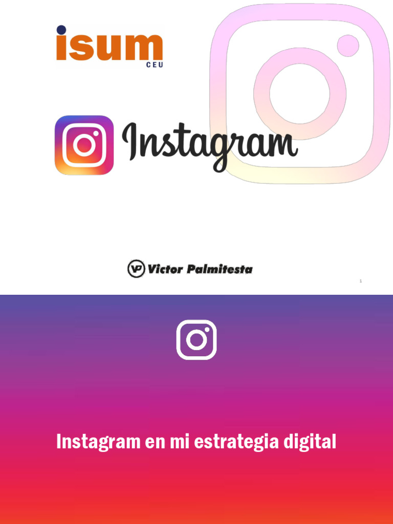 Logo ISUM para Instagram Marketing | PDF | Marca | Gestión de la marca