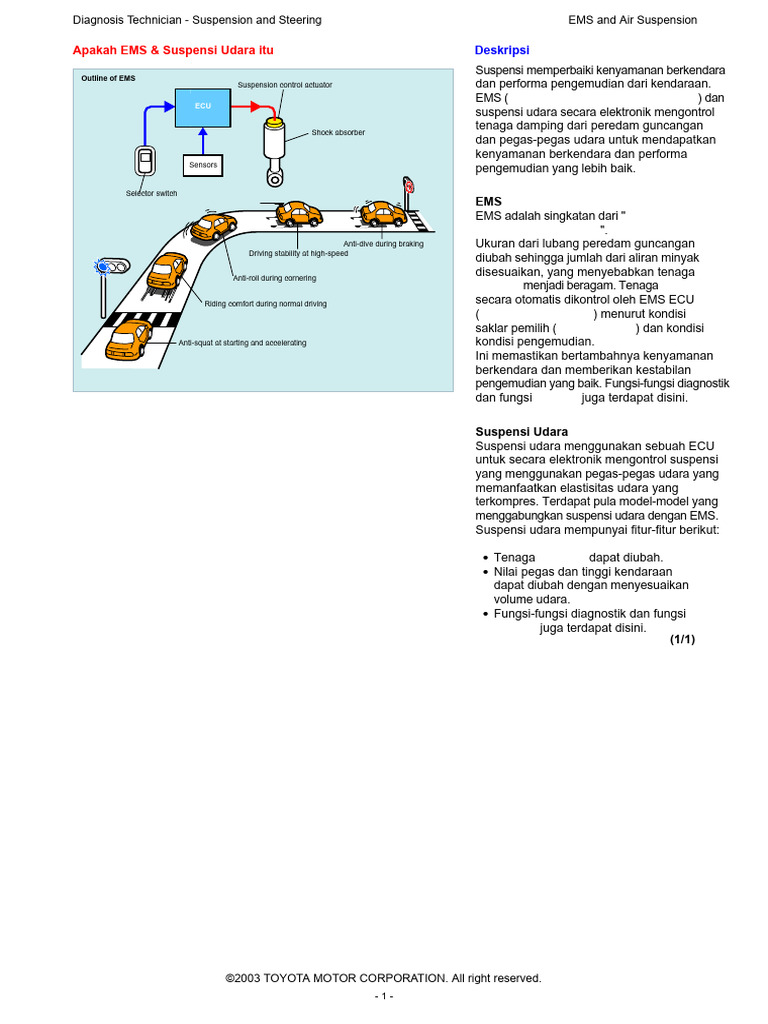DTC EMS and Air Suspension | PDF