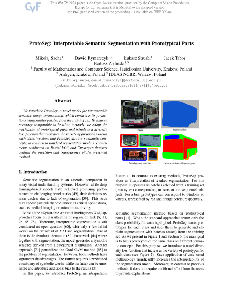 Prototype Based Deepm Learning Paper 1 Sacha | PDF | Image Segmentation | Artificial Intelligence