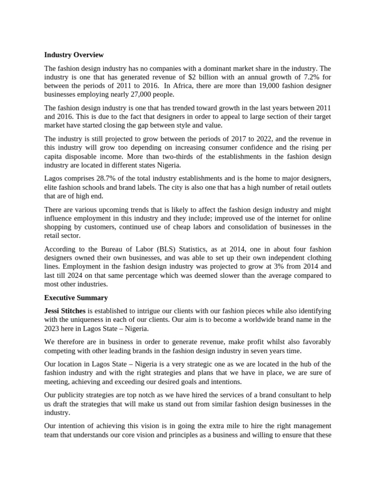 JESSICA EED ASSIGNMENT | PDF | Fashion | Swot Analysis