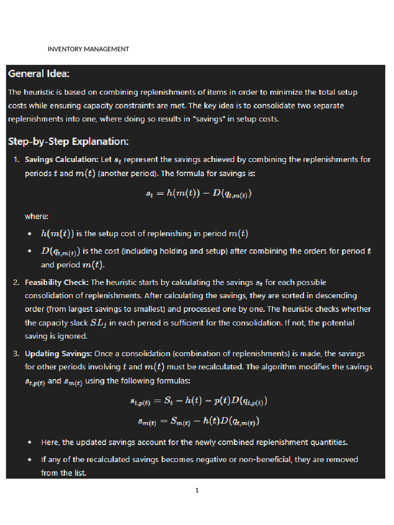 Inventory Management | PDF