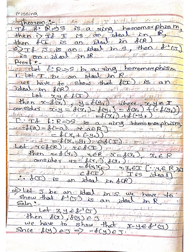 Commutative Algebra Extra | PDF