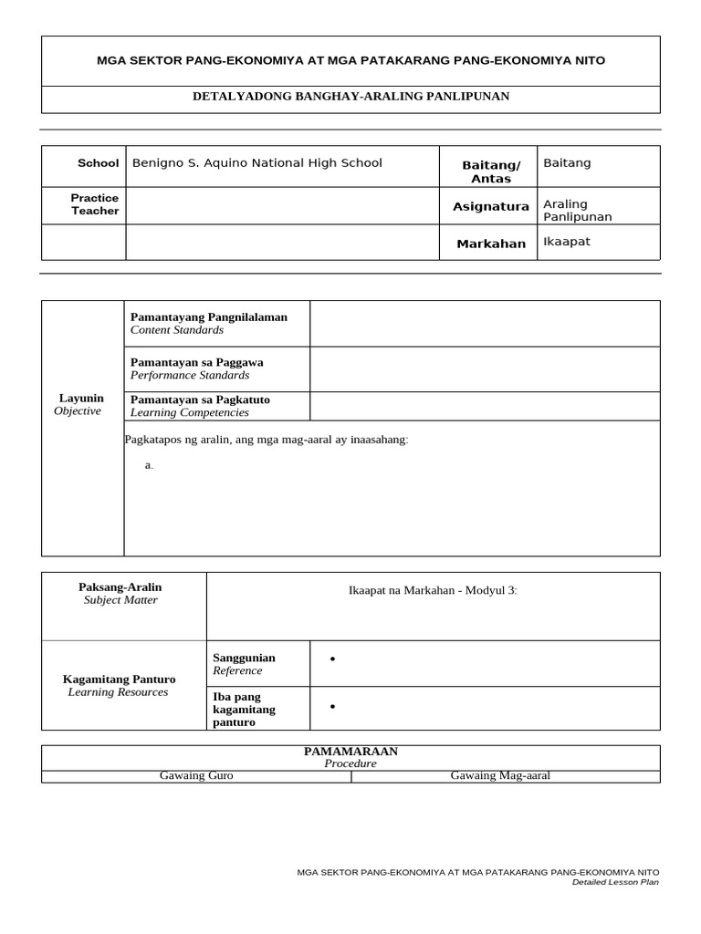 Template DLP | PDF