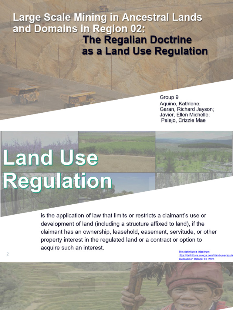 Large Scale Mining in Ancestral Lands and Domains in Region 02, The ...