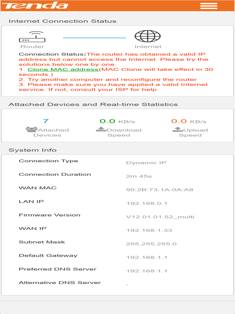 Tenda Wireless Router | PDF