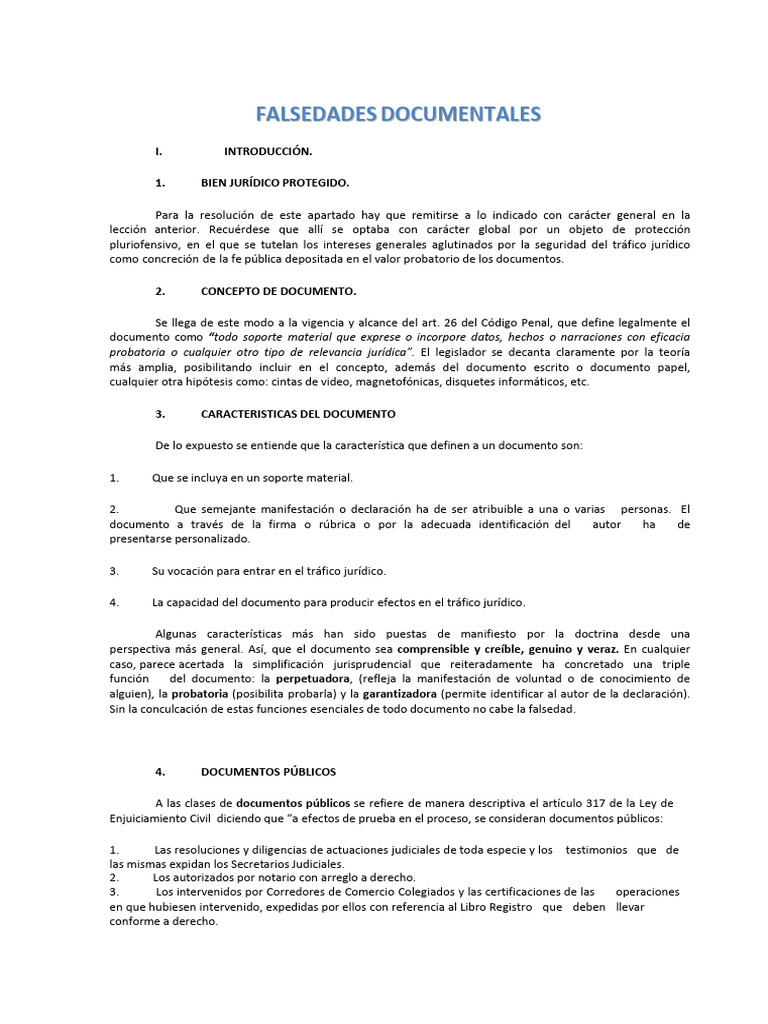 Falsedades Documentales | PDF | Caso de ley | Justicia