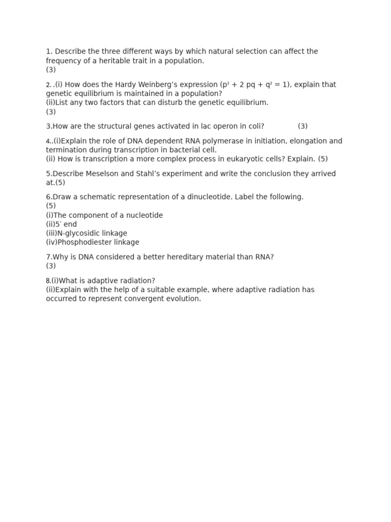 XII Practice Question | PDF