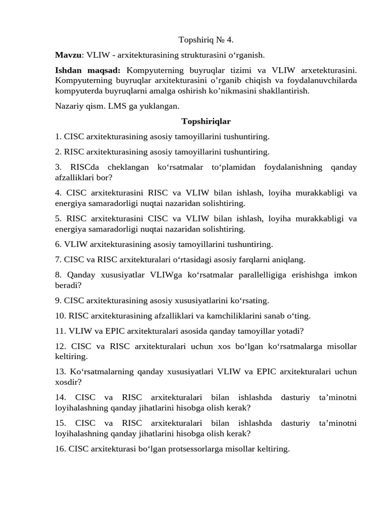 Mavzu Ishdan Maqsad | PDF