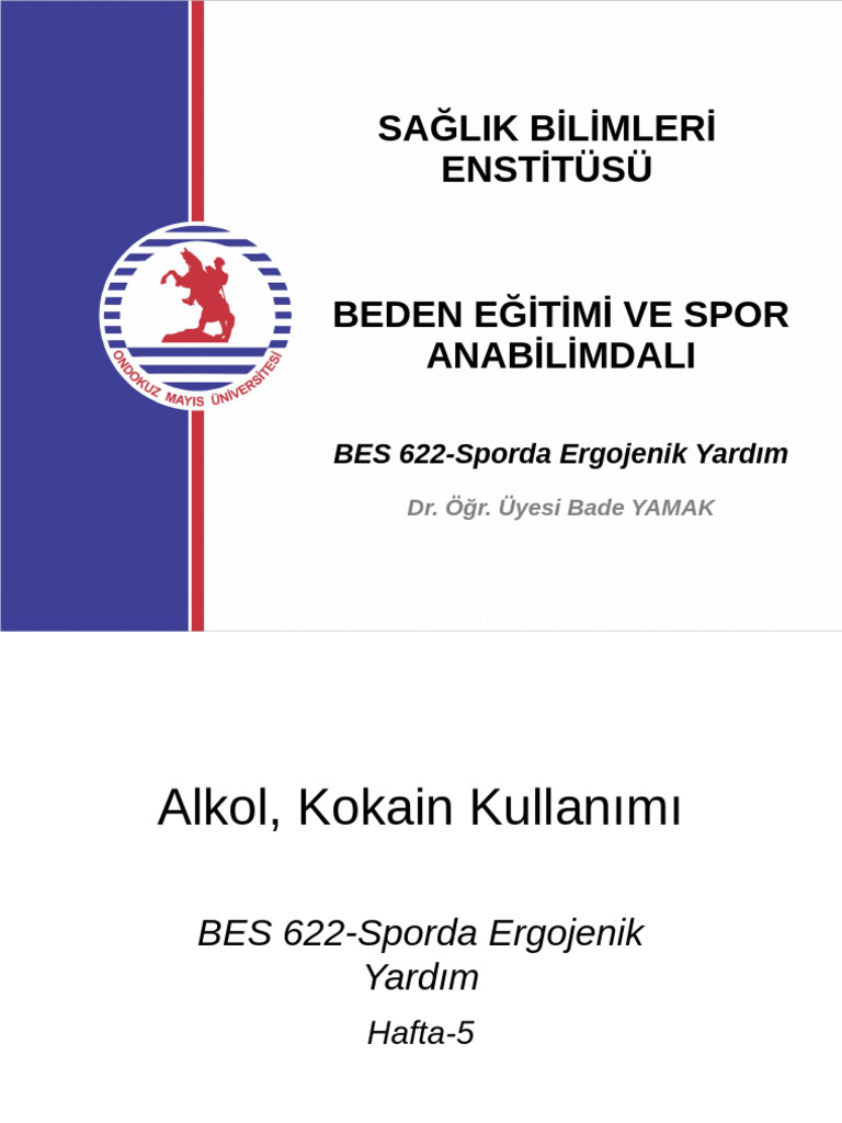 Alkol, Kokain | PDF