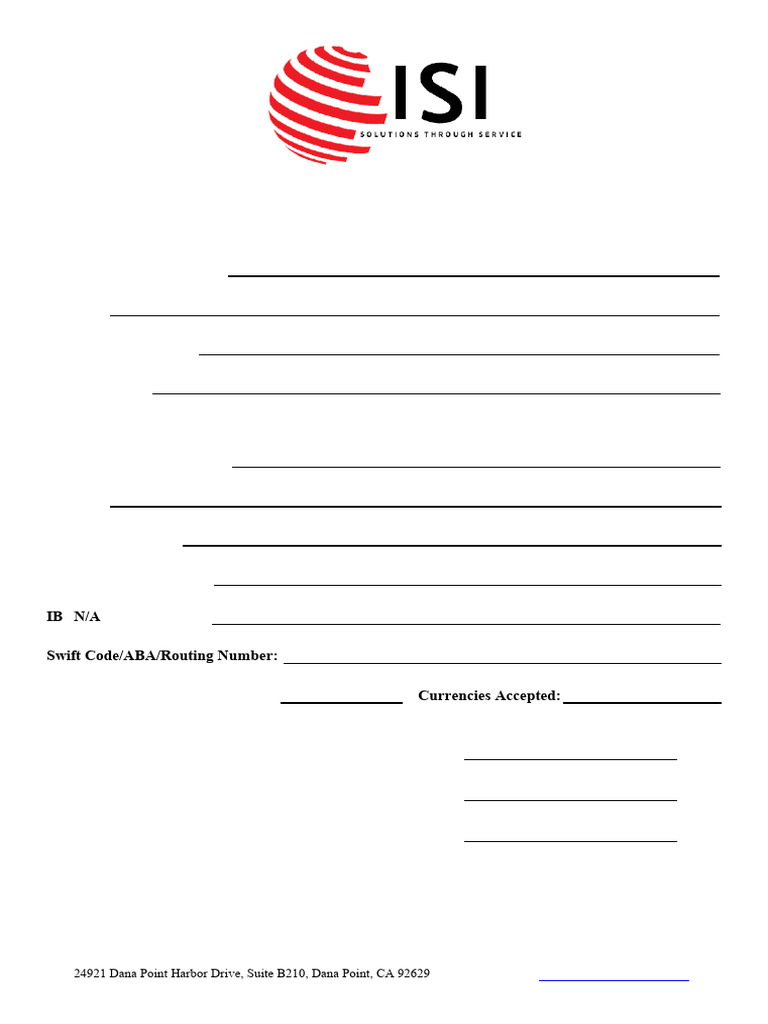 Bank Wire Payment Authorization Form | PDF
