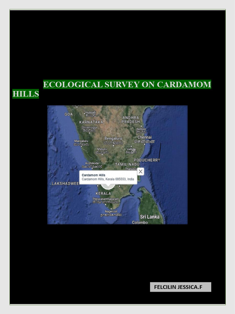 Ecological Insights on Cardamom Hills | PDF | Herbivore | Insects