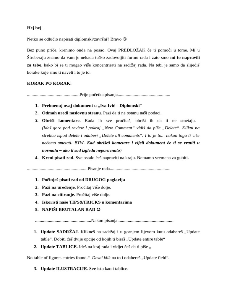 Diplomski Predlozak | PDF