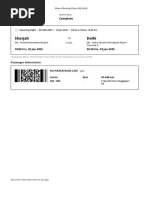 IndiGo Payment Receipt Details | PDF