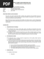 Roof Sheeting Installation Method Statement | PDF | Crane (Machine) | Roof