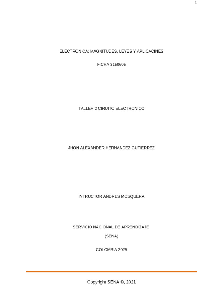 Evidencia - AA2 - EV02 TALLER 2 CIRCUITO | PDF | Cambiar | Red eléctrica