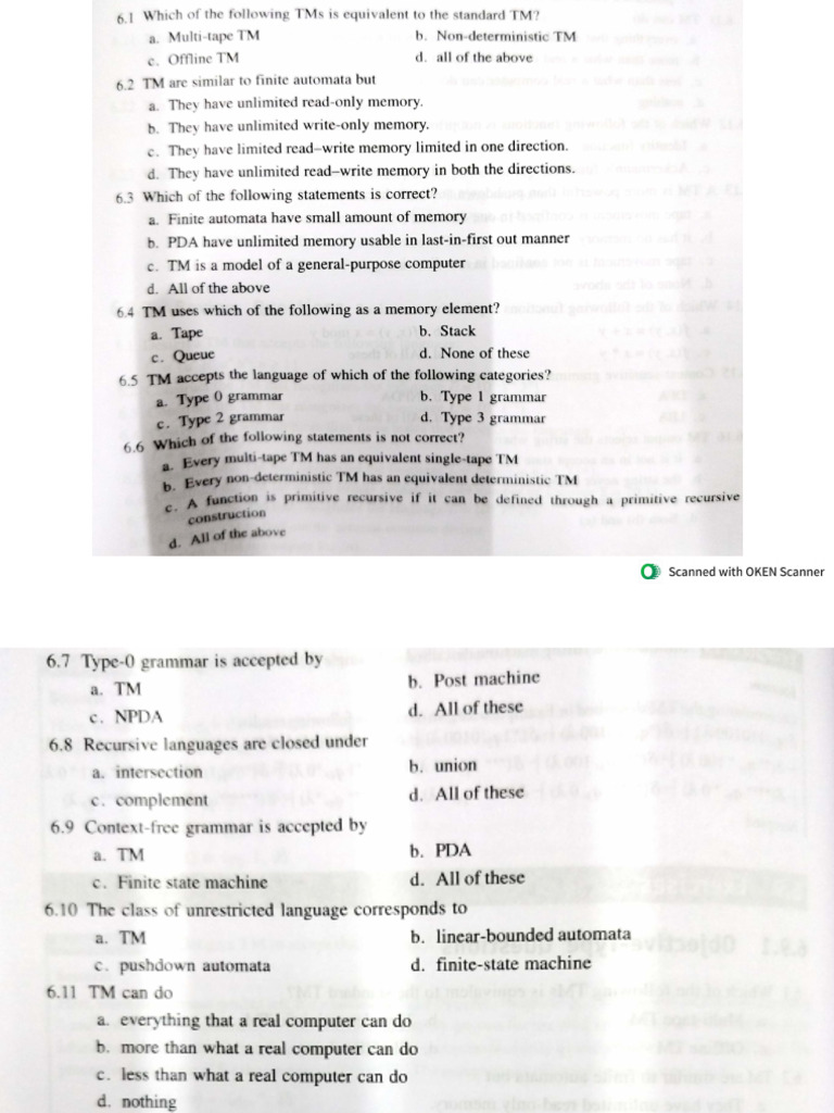 Objective Question Set | PDF