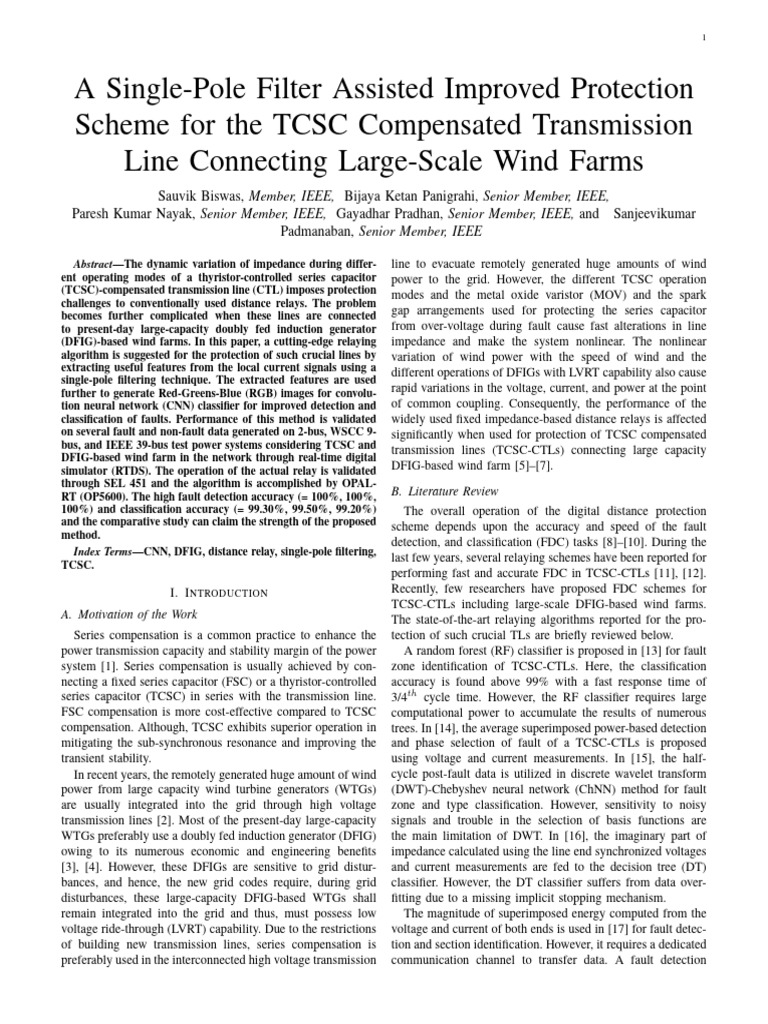 30 - 2023 - A Single-Pole Filter Assisted Improved Protection | PDF ...