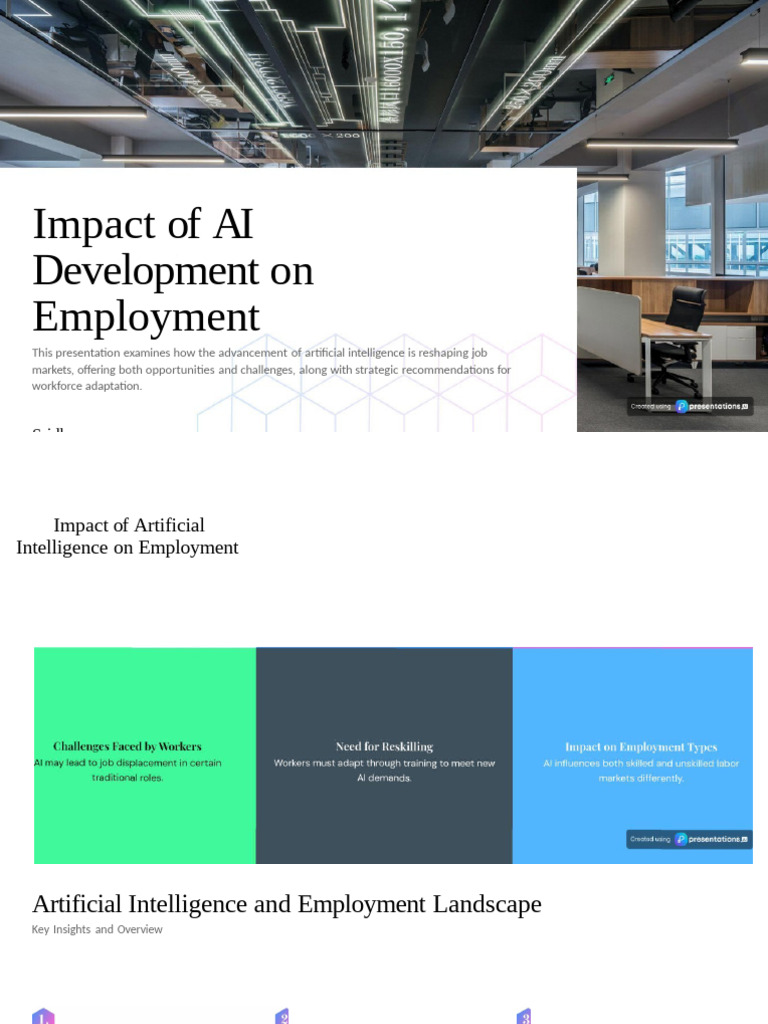 AI's Impact on Employment Trends | PDF | Artificial Intelligence ...