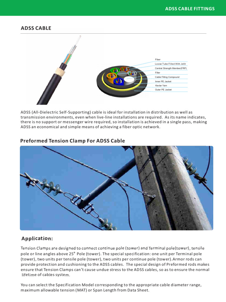 ADSS Line Accessory | PDF | Mechanical Engineering | Materials