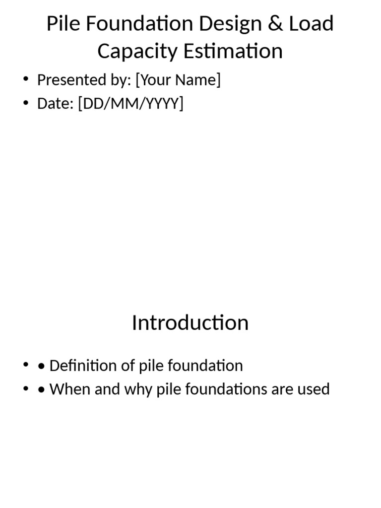 Pile_Foundation_Design | PDF
