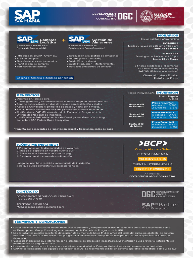 Brochure Modulos Sap MM WM | PDF