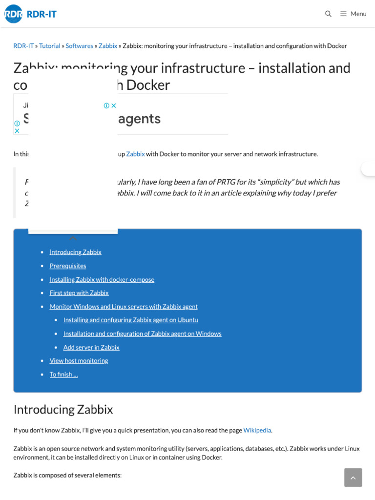 docker zabbix | PDF