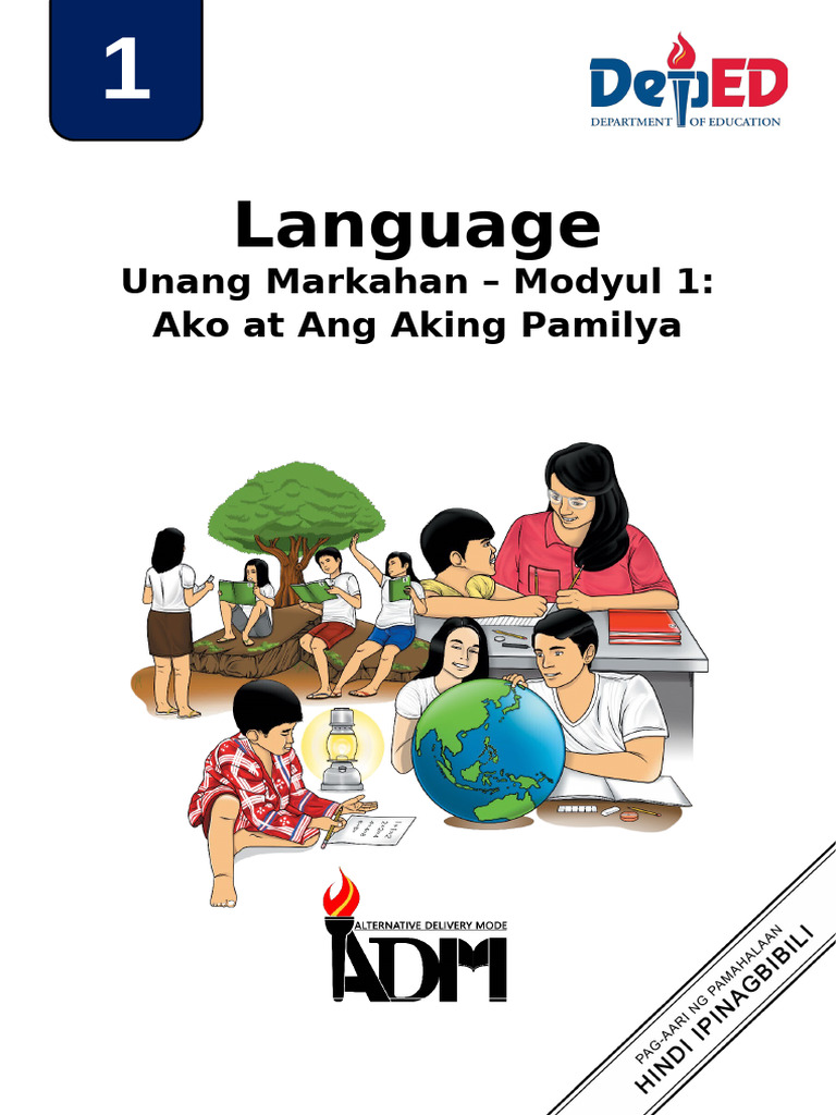 Lang1 Q1 Module1 Ako at Ang Aking Pamilya Mamparo V1 | PDF