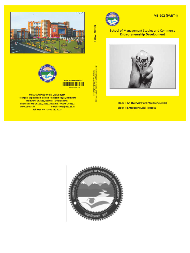 MS 202 | PDF | Entrepreneurship | Market (Economics)