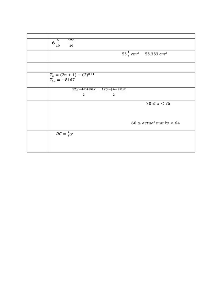 AY2017 - 2018 Term Test Ans Key | PDF