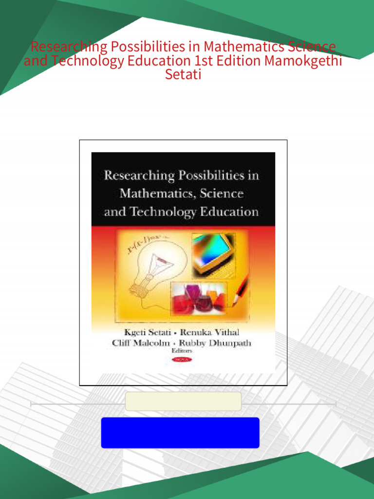 Researching Possibilities in Mathematics Science and Technology ...