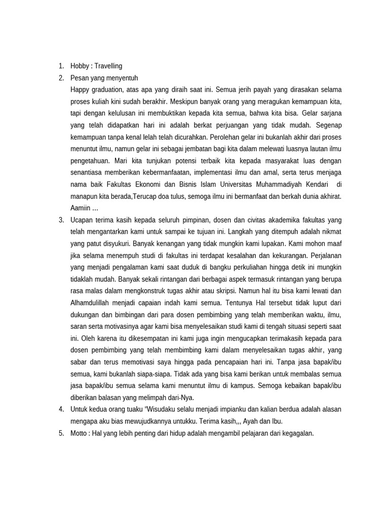 Pesan Dan Kesan | PDF