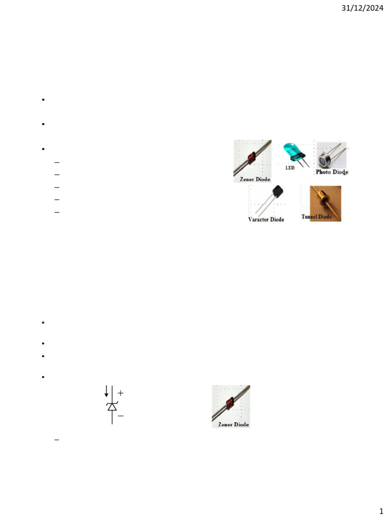 081 FEE - ch4 Diode Part 2 | PDF | Diode | P–N Junction
