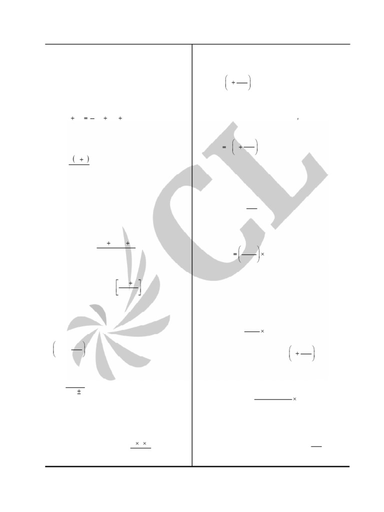 Important Formulae For Competitive Exams | PDF | Business