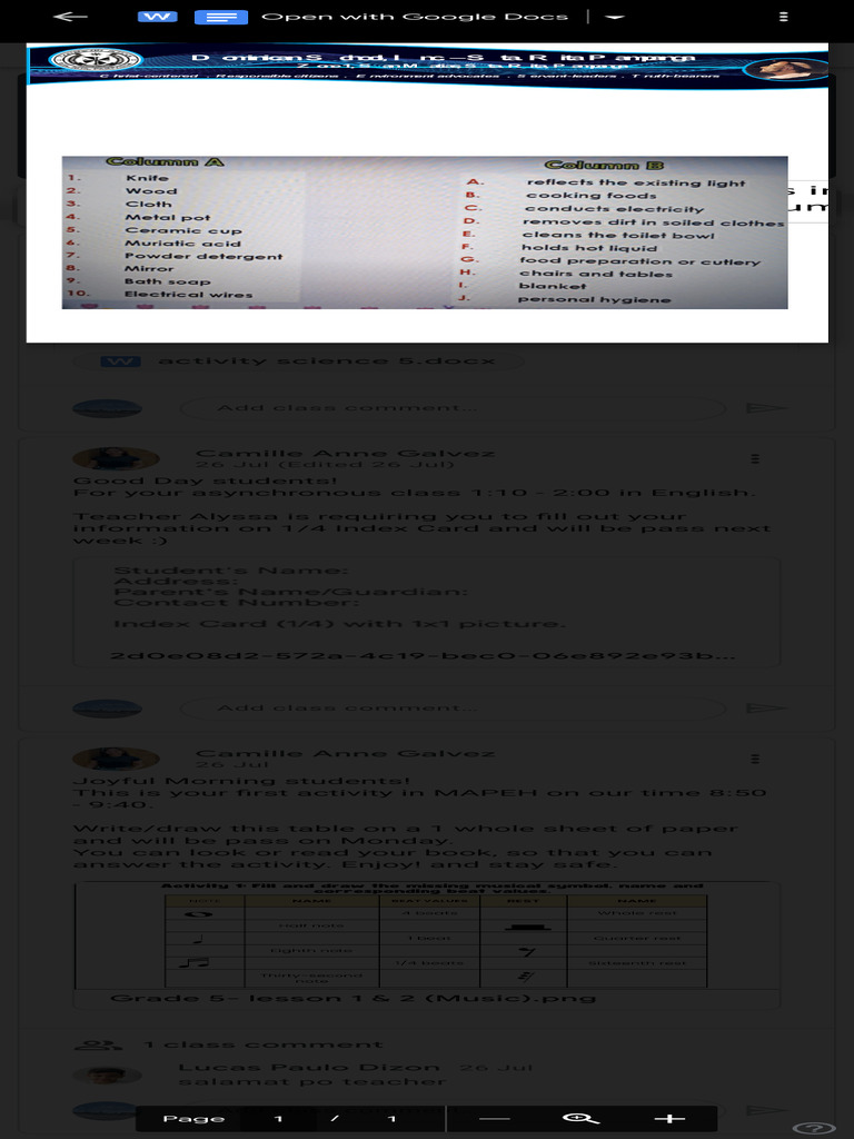 Grade 5 St. Margaret of Hungary | PDF | Behavior Modification | Cognitive Science
