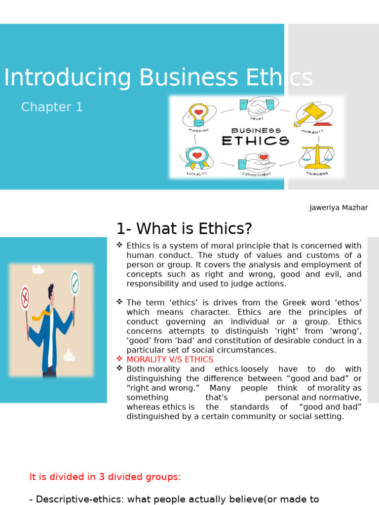 Introduction To Business Ethics | PDF | Business Ethics | Morality