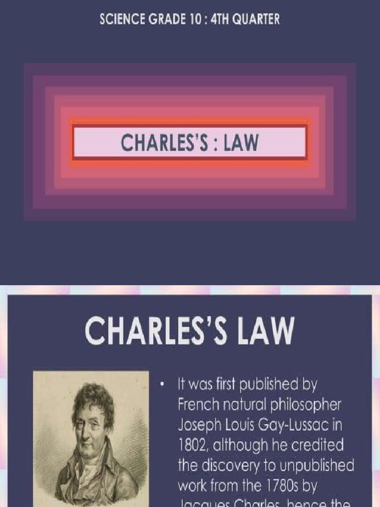 Charles Law | PDF