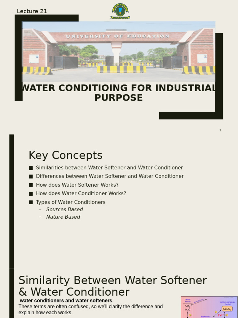 Water Treatment For Conditiong L-5 | PDF | Water | Materials