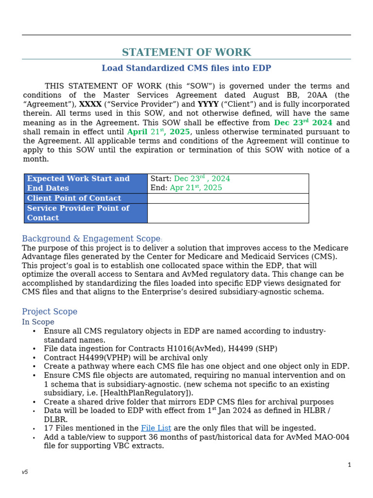 CMS Files Ingestion for EDP Project | PDF | Computing