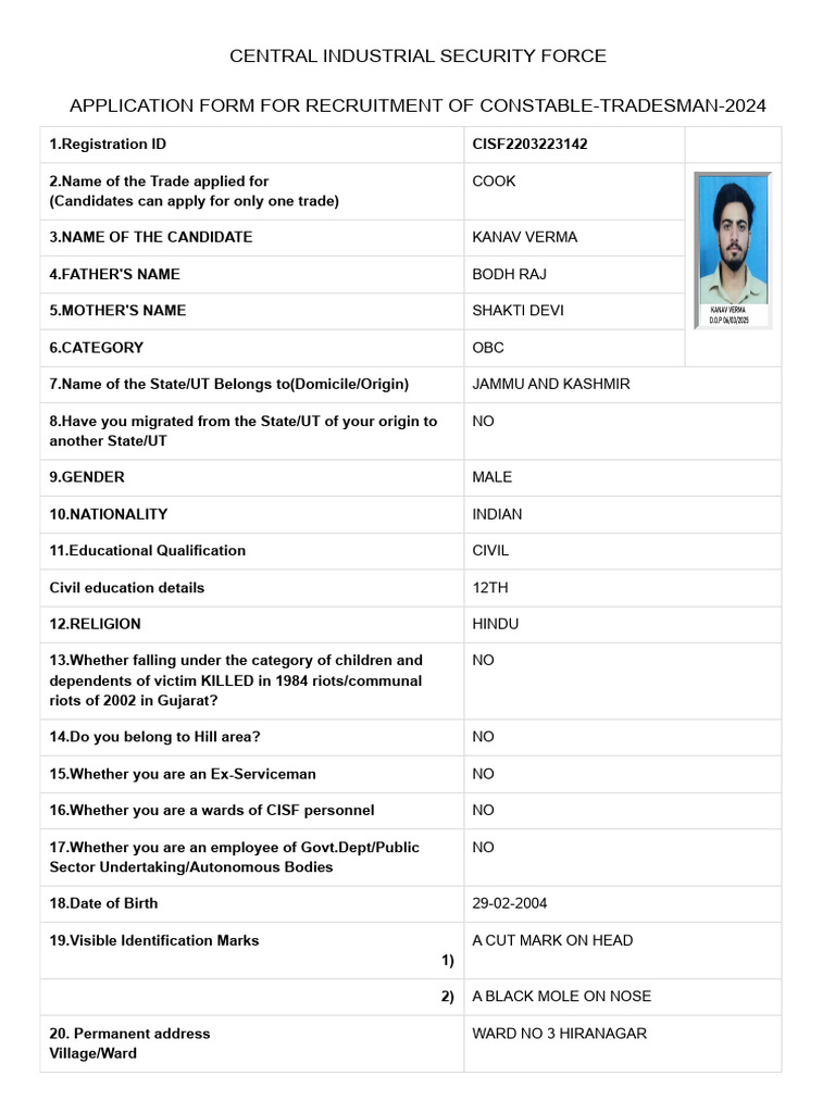 CISF - Central Industrial Security Force | PDF | Justice | Crime & Violence