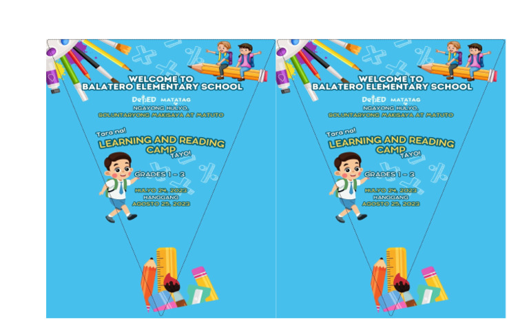 Learning Camp 2023 Triangle Banner | PDF